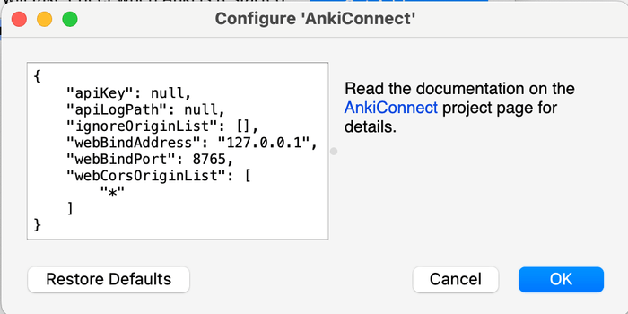 Export flashcards to Anki